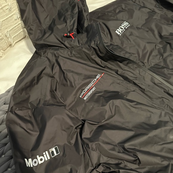 Hugo Boss | Jackets & Coats | Hugo Boss Porsche Motorsport Raincoat ...